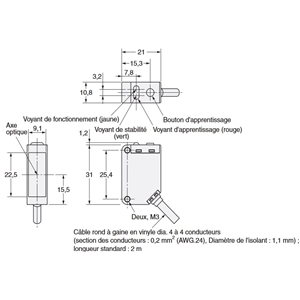 E3ZM-V81 2M, OMRON, 326595, E3ZMV812M