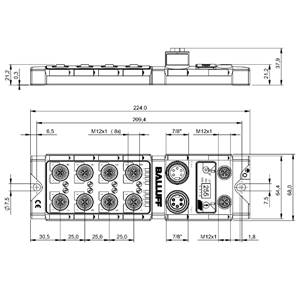 BNI PNT-508-105-Z015, (BNI005H), BALLUFF, BNIPNT508105Z015