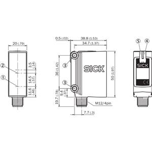 Capteur photoélectrique, G10, GTB10-P4211, 1064694, SICK
