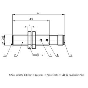 BCS M12T4D2-PSM40C-S04G (BCS0037), BALUFF, BCSM12T4D2PSM40CS04G (BCS0