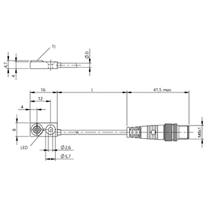 BES R04KC-PSC15B-EP0013-GS49 (BES01YA) BALLUFF BESR04KCPSC15BEP0013GS